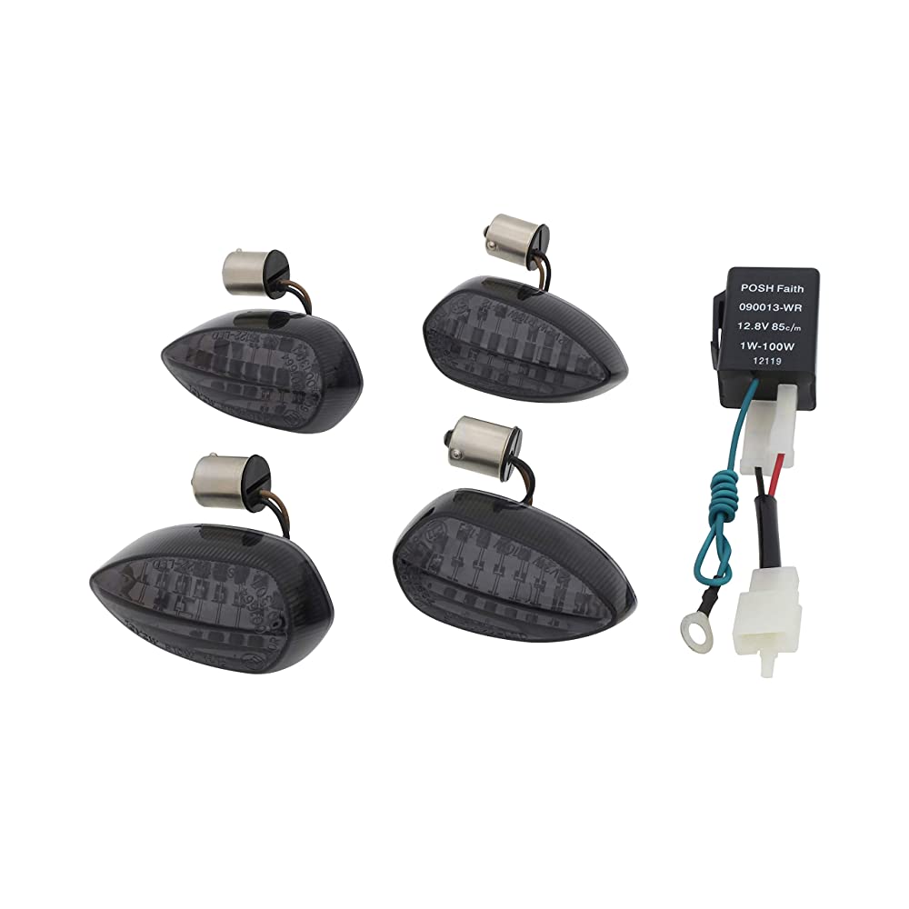 POSH 065009 Motorcycle Turn Signal, Led Conversion Kit, Sequential Tur ...