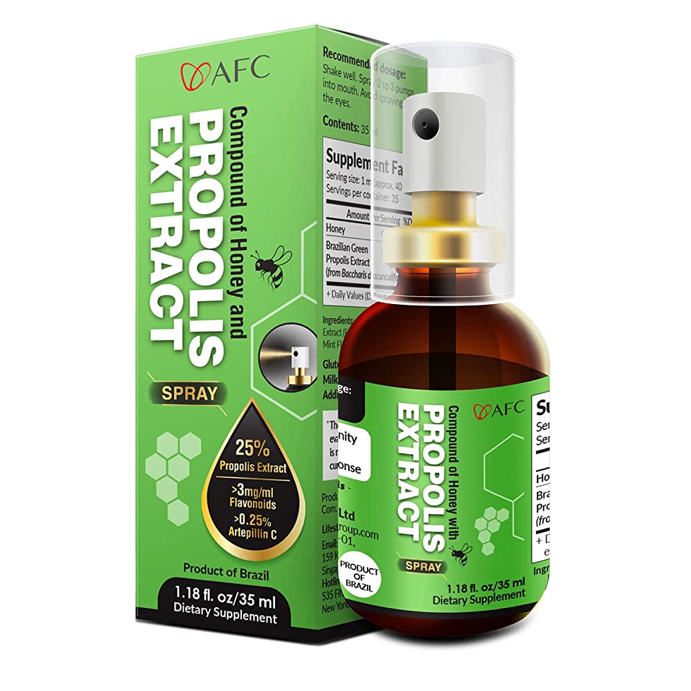 1 x AFC Official Shop Propolis Spray 1.2 fl oz (35 ml) – Goods Of Japan