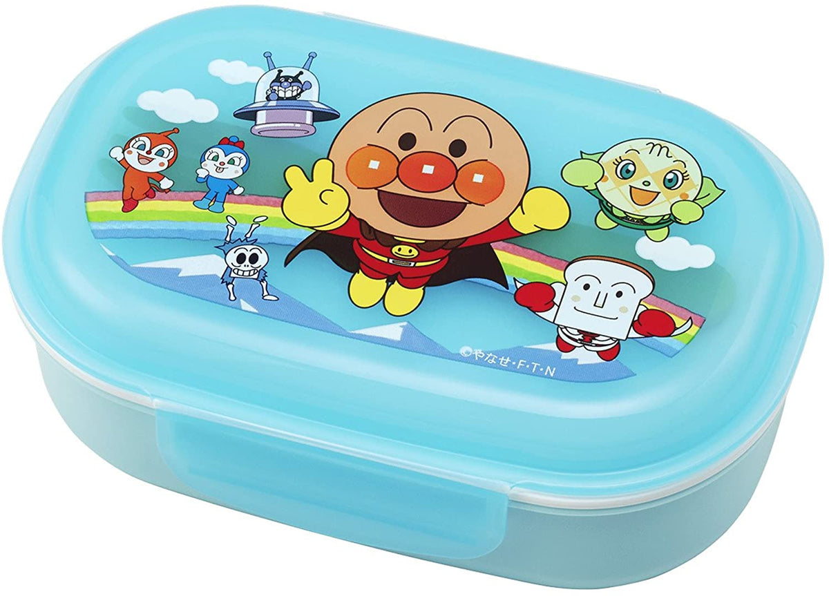 Anpanman Lunch BOX w/Fork, Blue|Bento Related|Bento Related – Goods Of ...