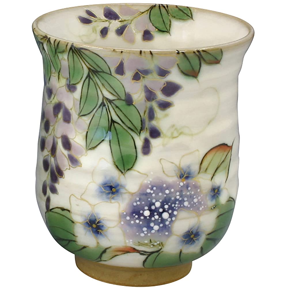 Kyoto Ware KTA580-01 Kiyomizu Ware Ceramic Kiln Teacup, Large, Flower ...
