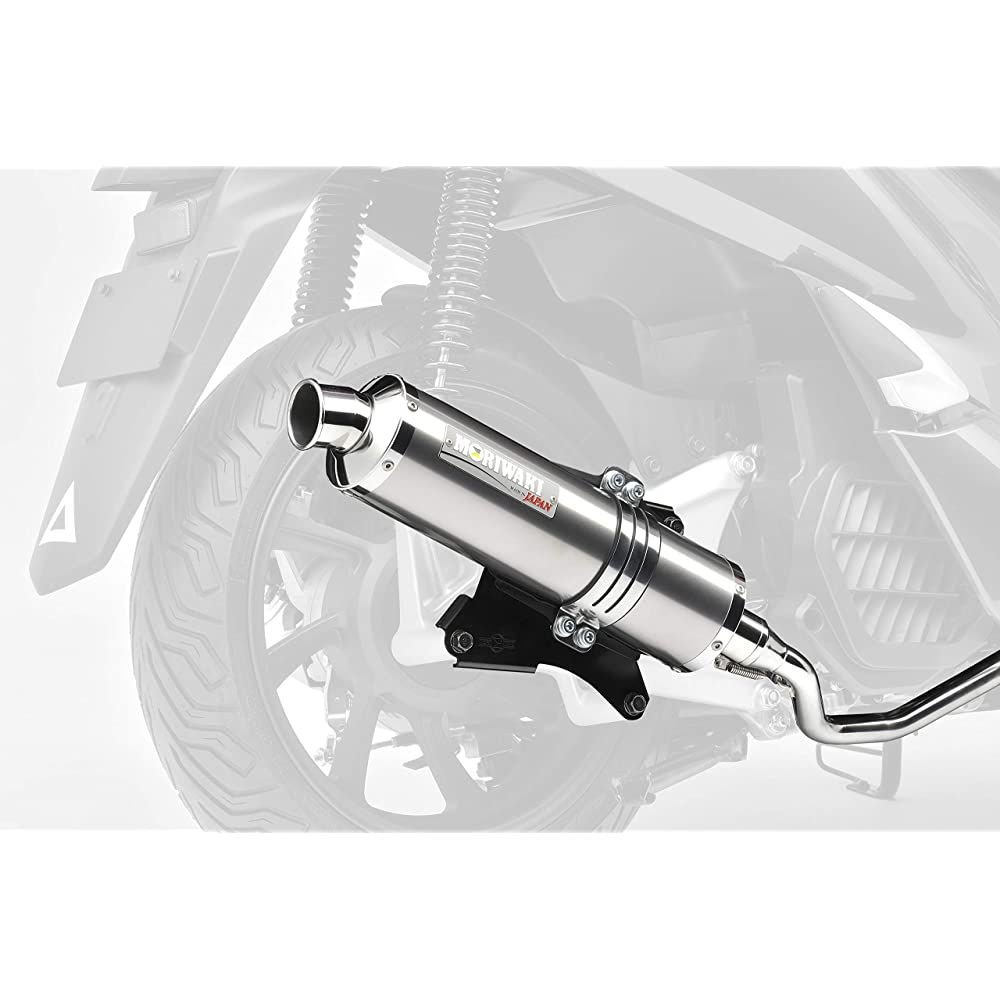 Moriwaki (MORIWAKI) Full exhaust muffler ZERO White titanium 18-20 PCX – Goods Of Japan