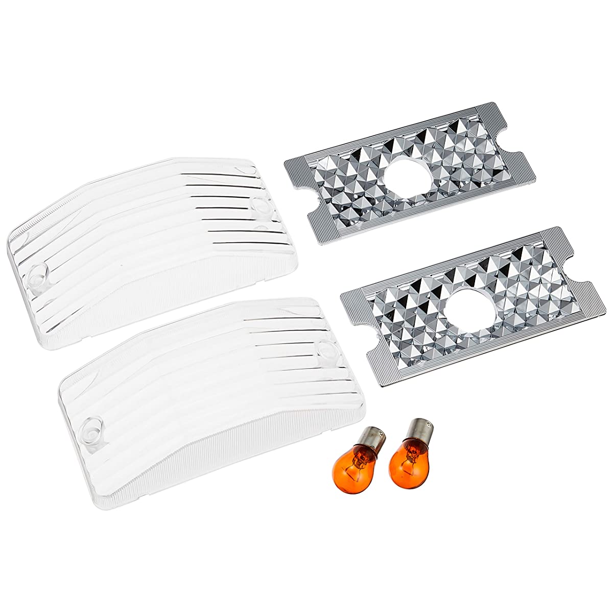 JET INOUE 502649 Intermediate Side Lamp Lens, B Type with Reflector, L ...