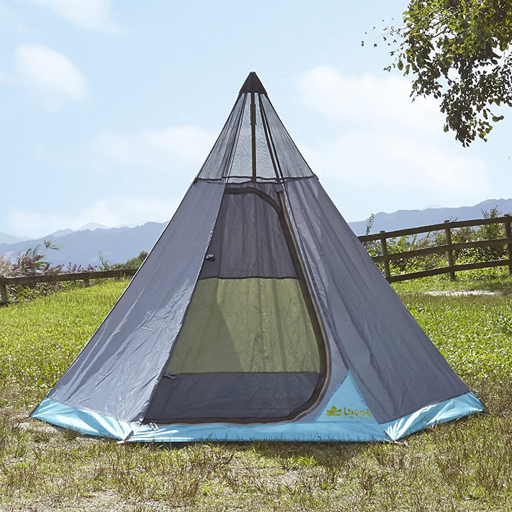 Logos Tepee Tent, Checker, Magic Canopy 220 – Goods Of Japan