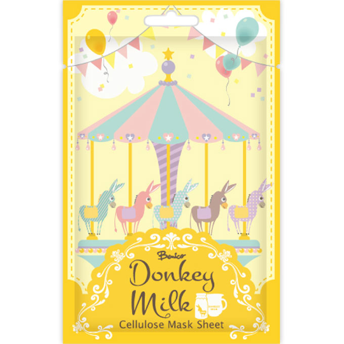 Benico Donkey Milk Cellulose Mask Sheet 20ML – Goods Of Japan