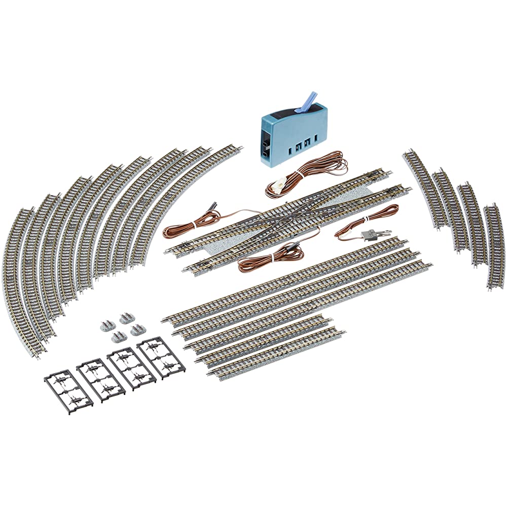 Fine Track Rail Set Double-Tracking Set (Track Layout D) (Model Train ...