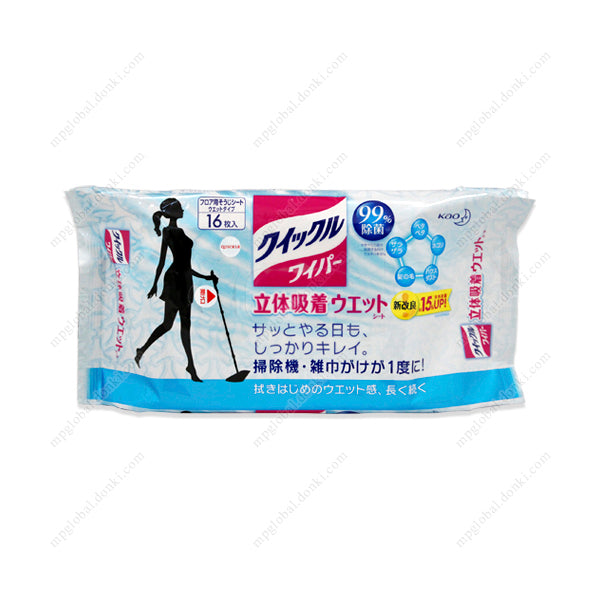 Kao Quickle Wiper 3D Adsorbing Wet Sheet|Cleaning Goods|Cleaning Goods ...